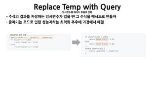 Refactoring ch6 | PPT