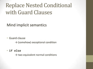 重構—改善既有程式的設計（chapter 9） | PPTX