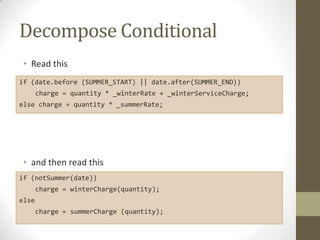 重構—改善既有程式的設計（chapter 9） | PPTX