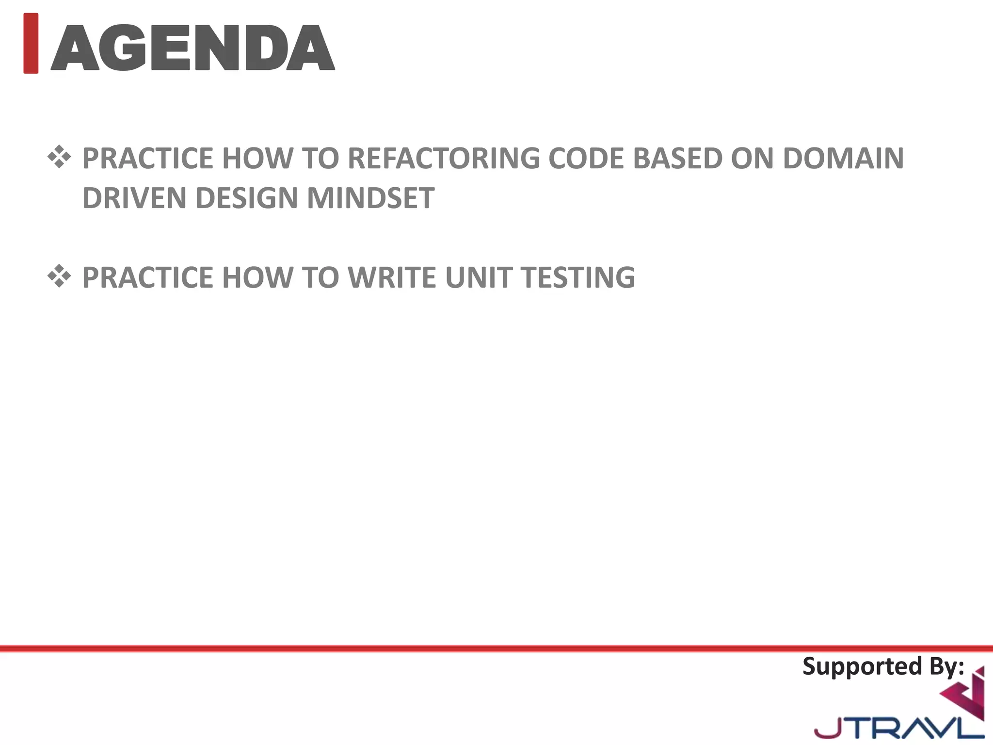 Refactoring Domain Driven Design Way Ppt