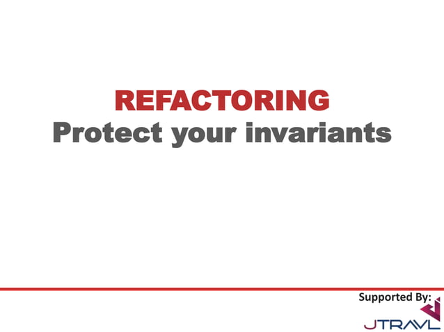 Refactoring Domain Driven Design Way Ppt
