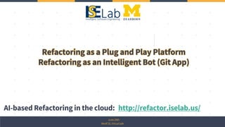 30 Years of Refactoring Research and Practice: A Large Scale ...