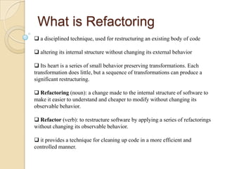 Refactoring | PPT