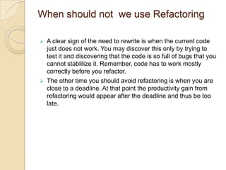 Refactoring | PPT