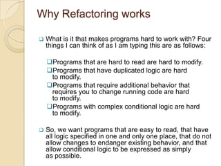 Refactoring | PPT