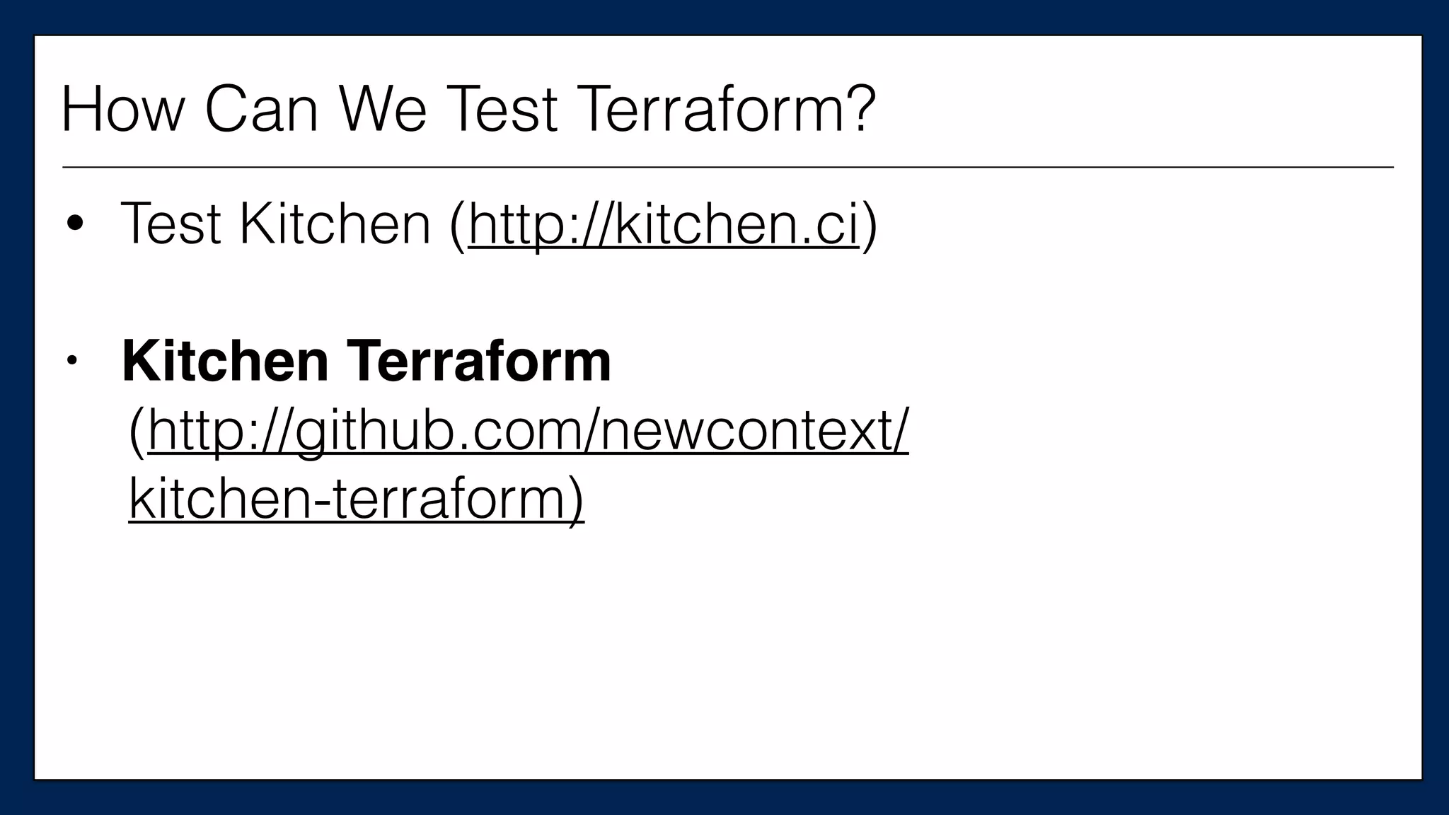 Refactoring terraform | PPT