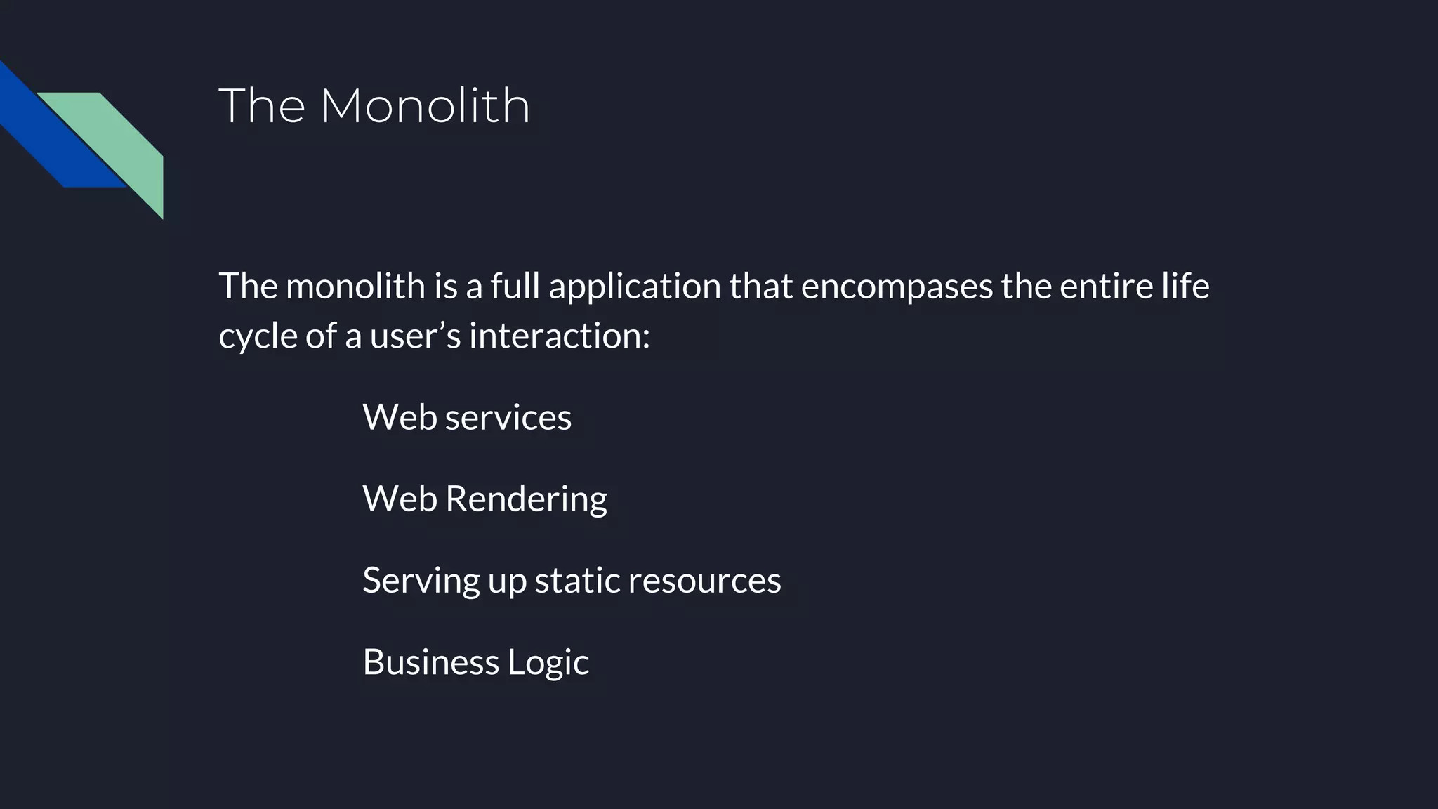 Refactoring the monolith | PPT