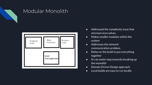 Refactoring the monolith | PPT