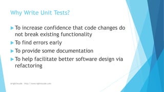 Refactoring to Testable Code | PPTX