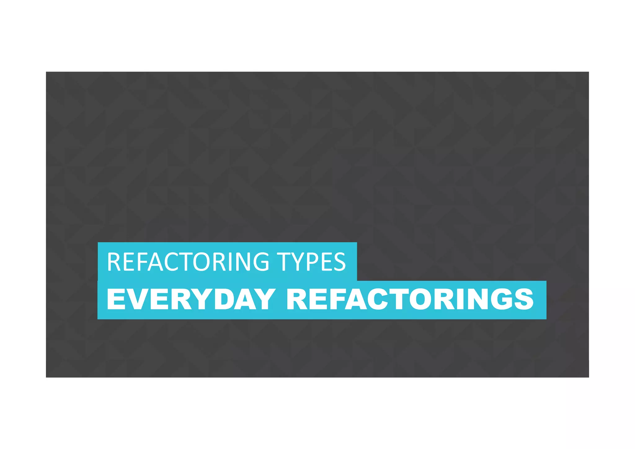 Where refactoring meets big $$$ | PDF