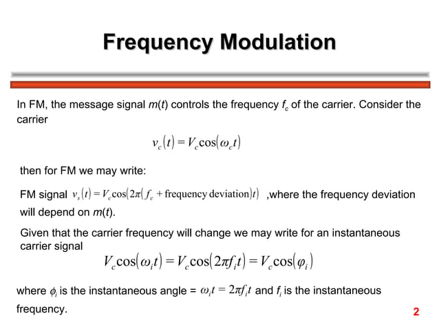 Ref angle modulation | PPT