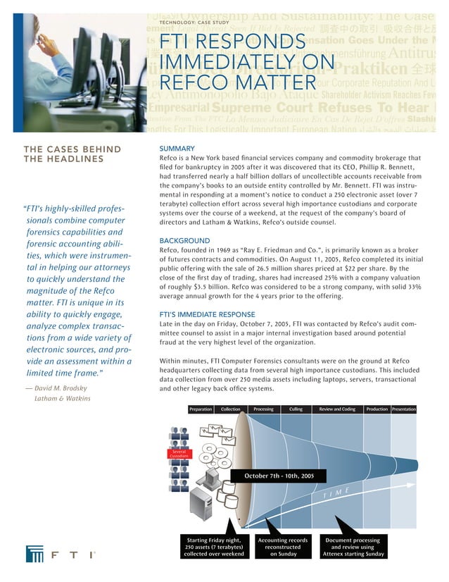 Refco Case Study | PDF