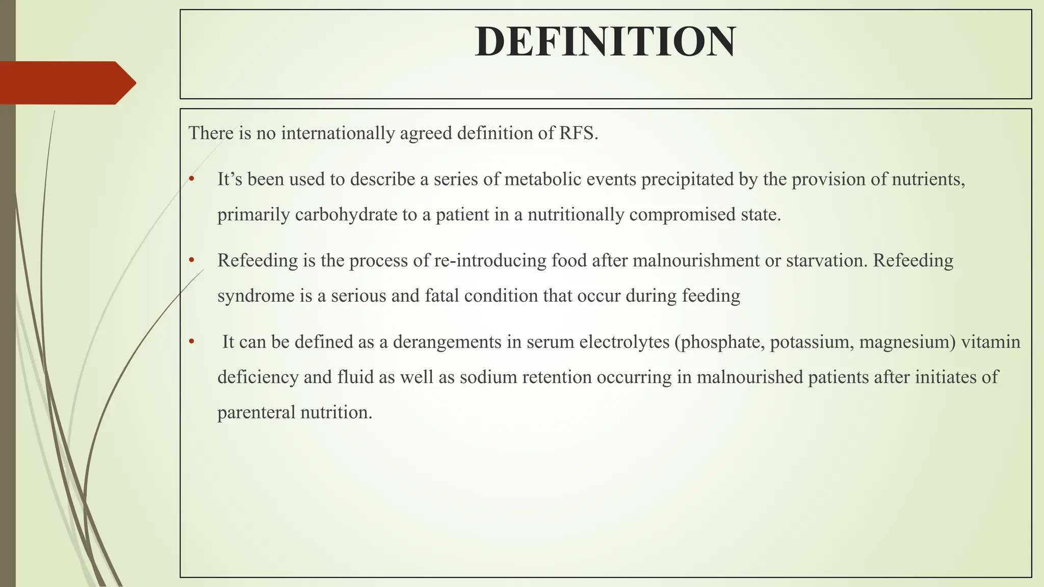 Refeeding Syndrome and it's management by ASPEN | PPTX