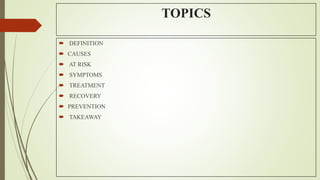 Refeeding Syndrome and it's management by ASPEN | PPTX
