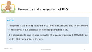 Pediatric Refeeding syndrome: comprehensive overview.pptx