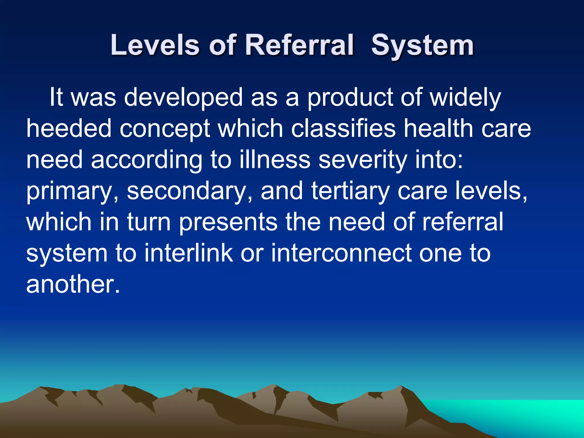 Referal system ppt (presntation lecture) | PPTX