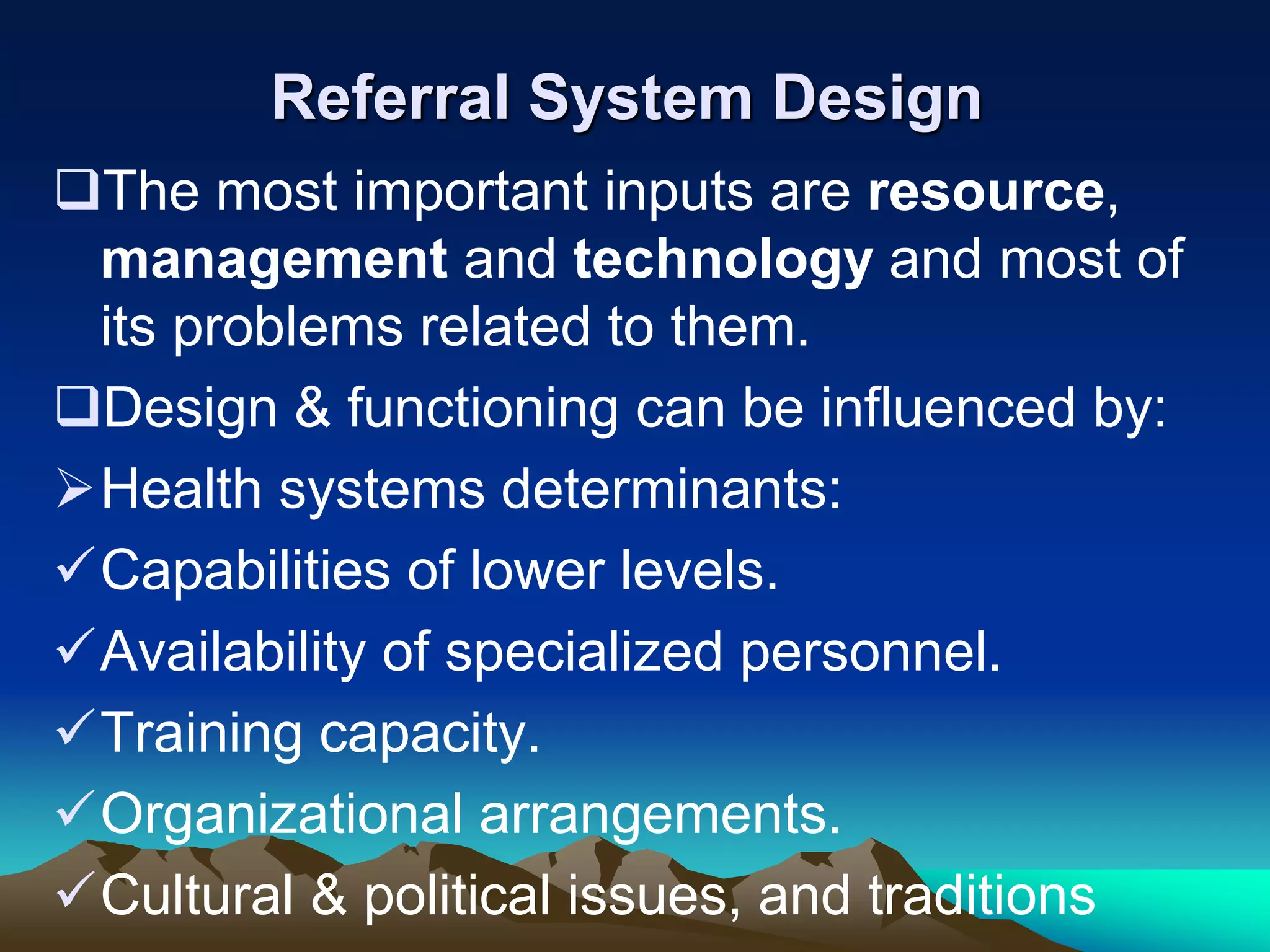 Referal system ppt (presntation lecture) | PPTX