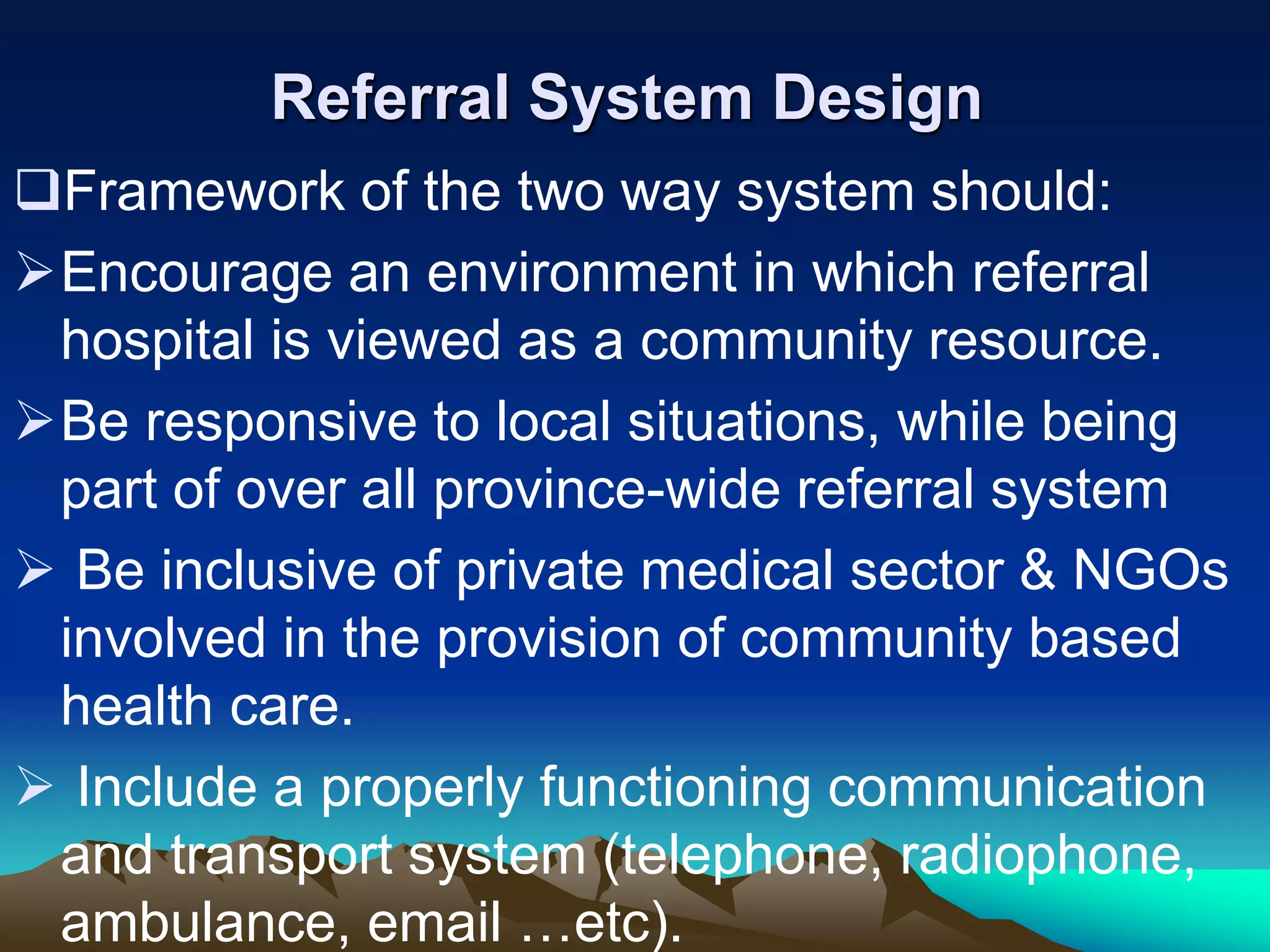 Referal system ppt (presntation lecture) | PPTX