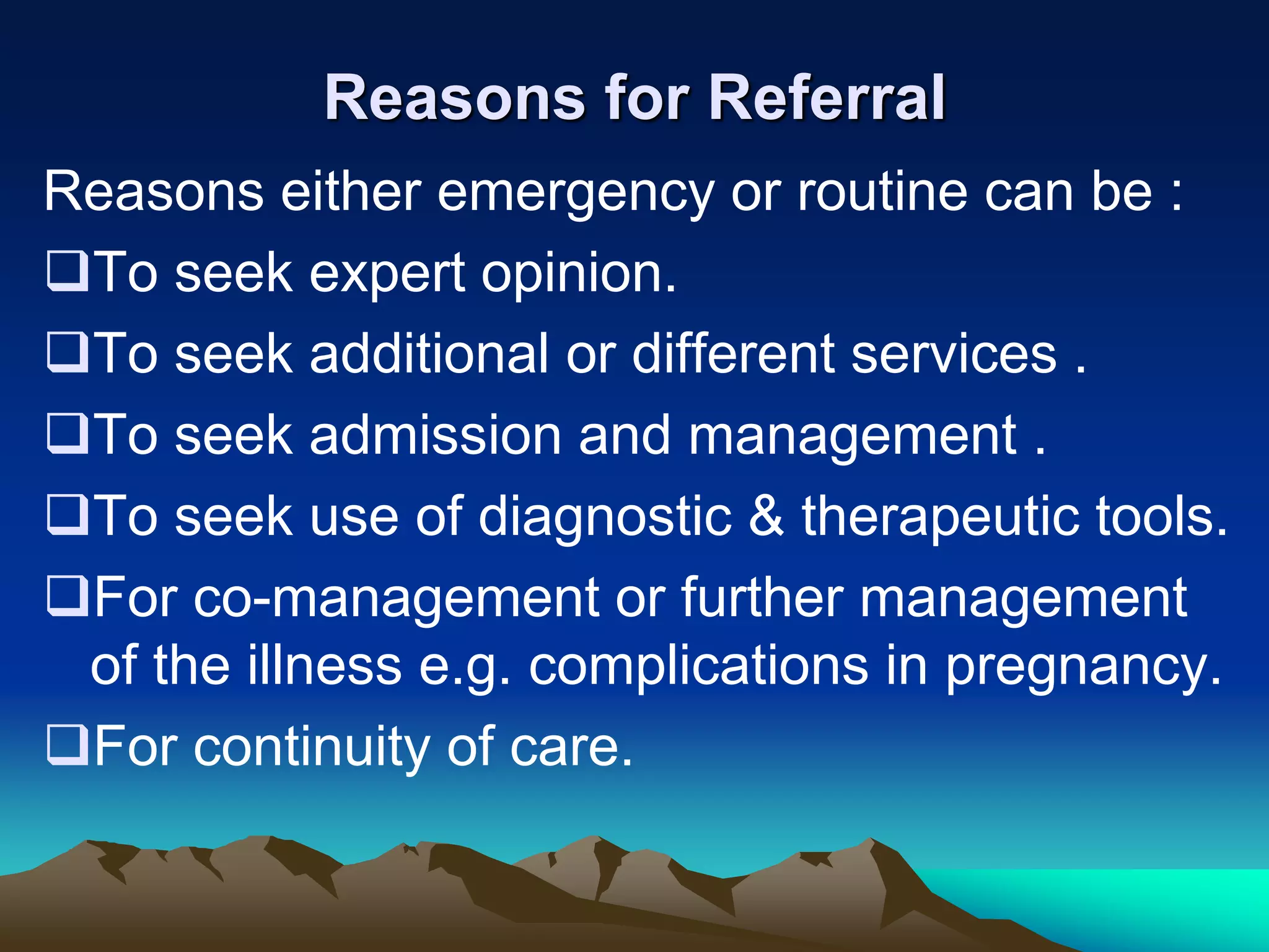 Referal system ppt (presntation lecture) | PPTX