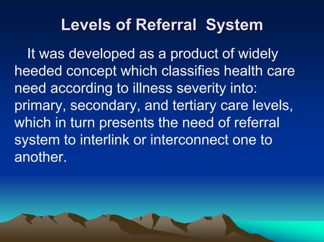 Referal system ppt (presntation lecture) | PPTX | Healthcare Industry ...