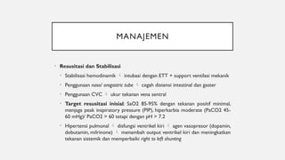 Congenital Diaphragmatic Hernia dan Patofisiologi yang Menyertai | PPTX
