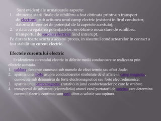 Referat curentul electric | PPTX