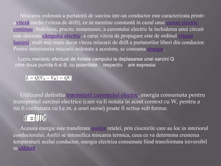 Referat curentul electric | PPTX