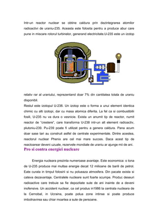 Radiatiile si energia nucleara | DOC