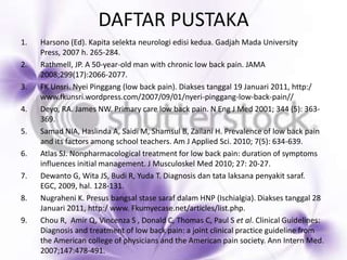 Referat low back pain | PPTX