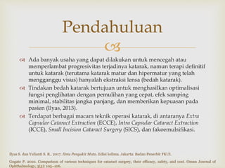 REFERAT OPERASI KATARAK PADA MATA (JENIS OPERASI DAN INDIKASINYA).pptx