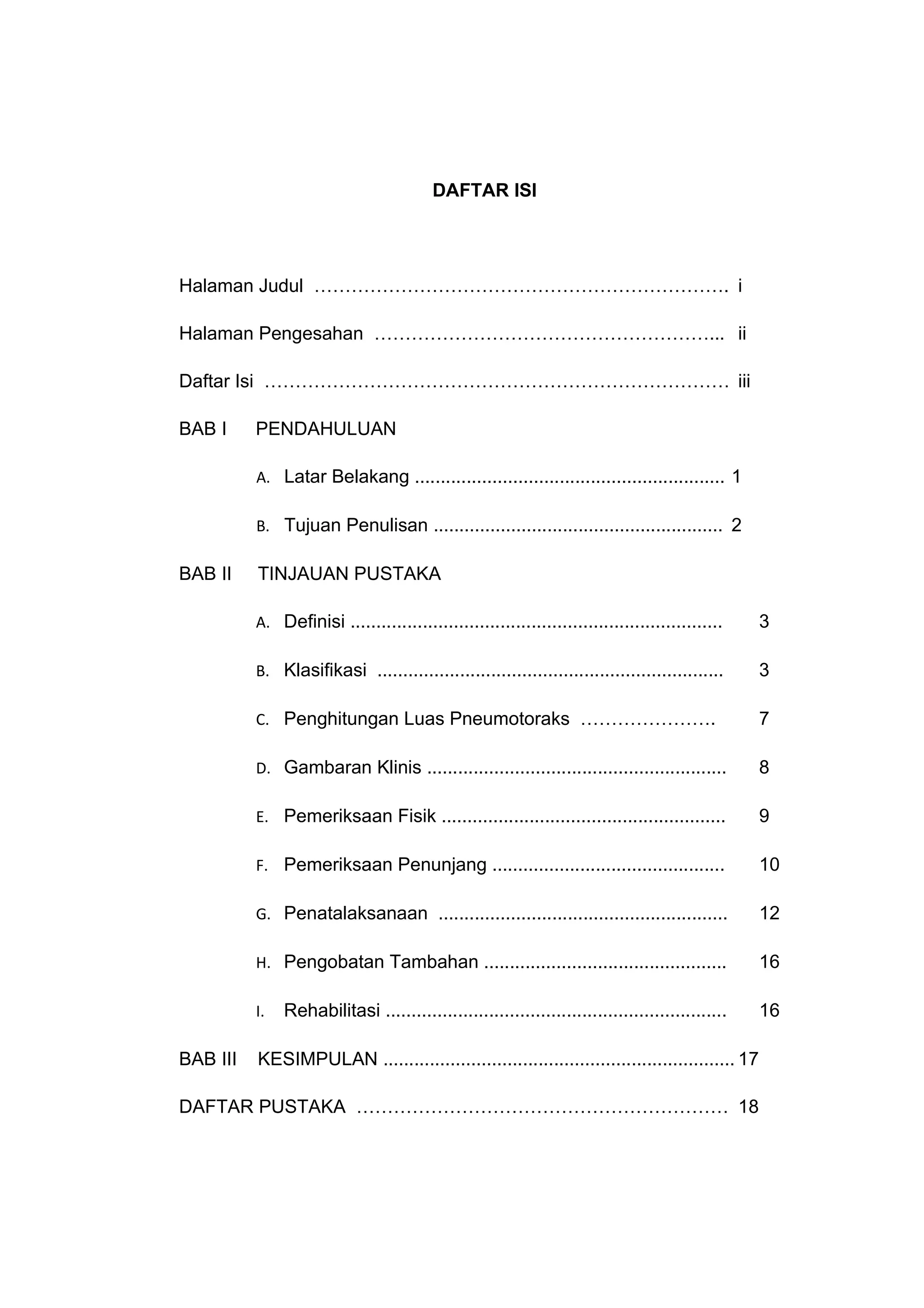 Referat pneumothorax | DOC