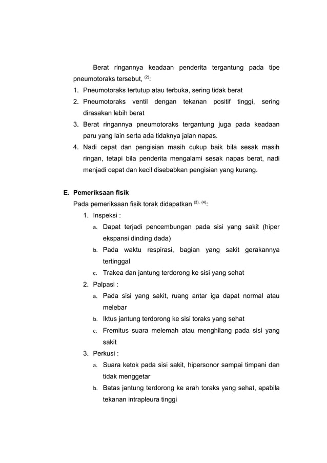 Referat pneumothorax | DOC