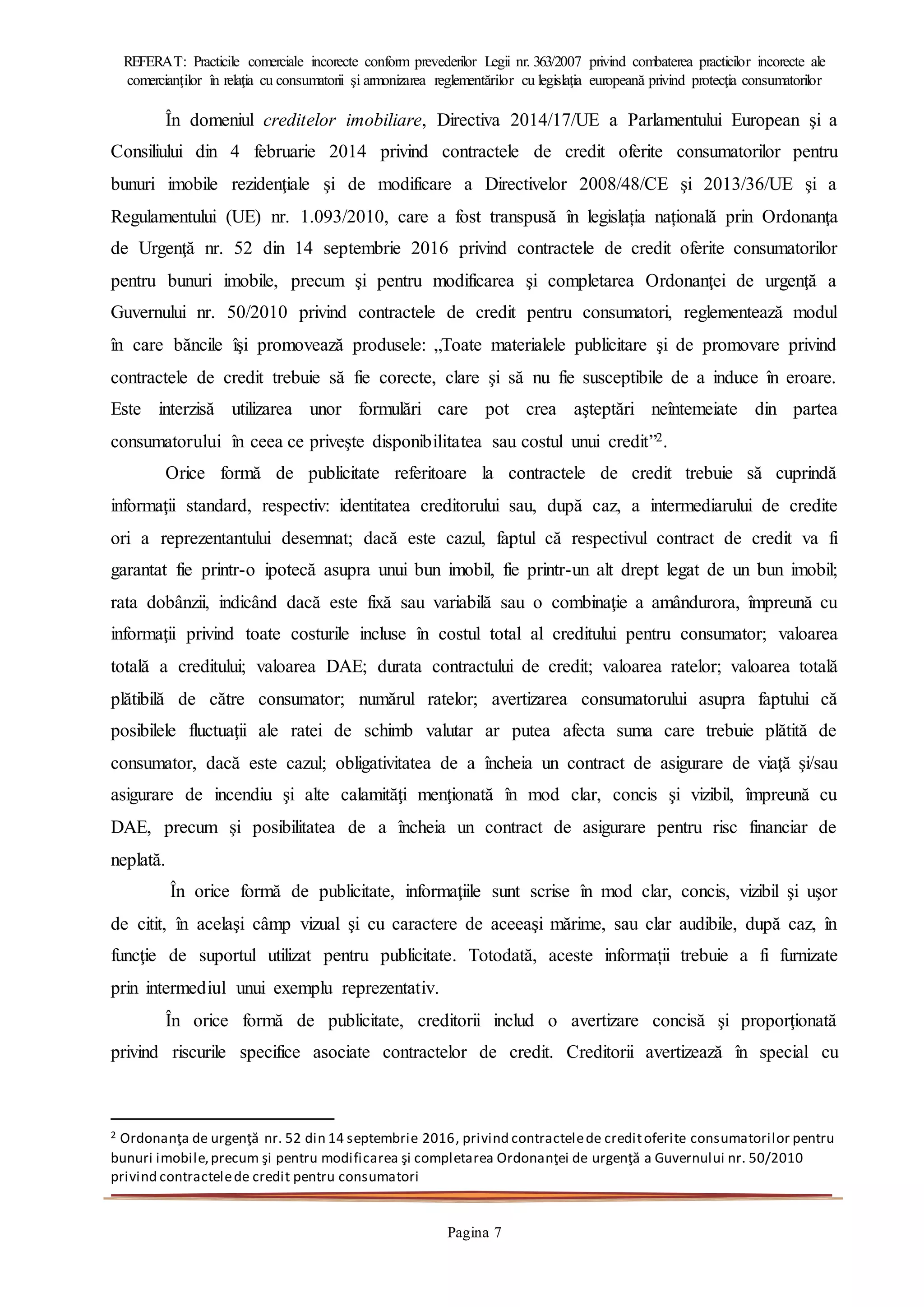 Referat protectia consumatorilor | DOC