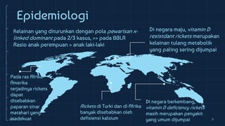 Referat Radiologi Rickets (Rakhitis) | PPTX
