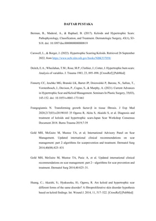 Referat_Rizqi Anisah Yumna_G992202065_Keloid dan Hipertrofik pada ...