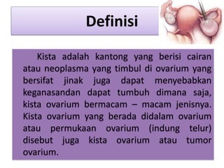 Referat tumor ovarium (ppt) | PPTX