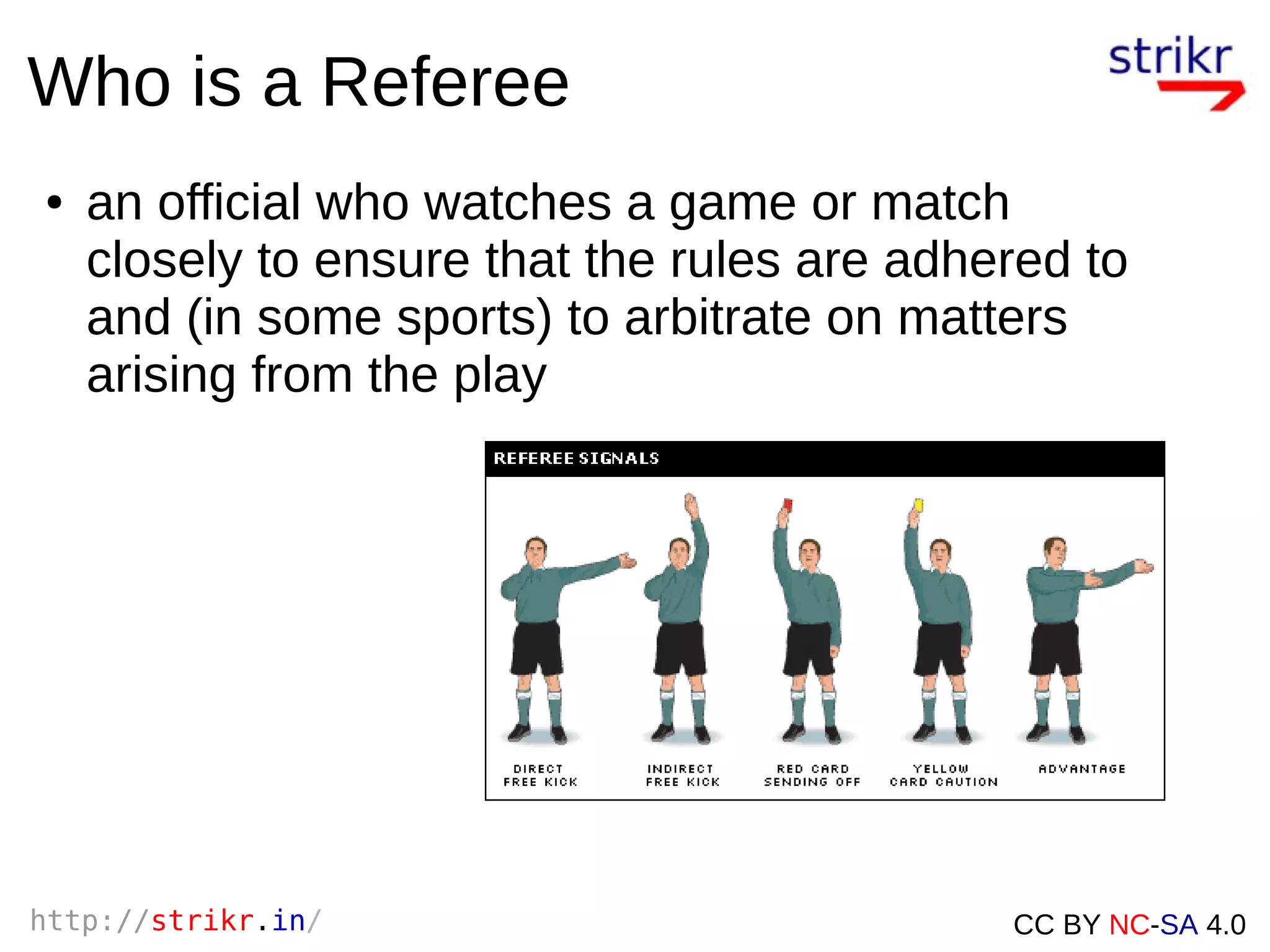 Referee project | PPT
