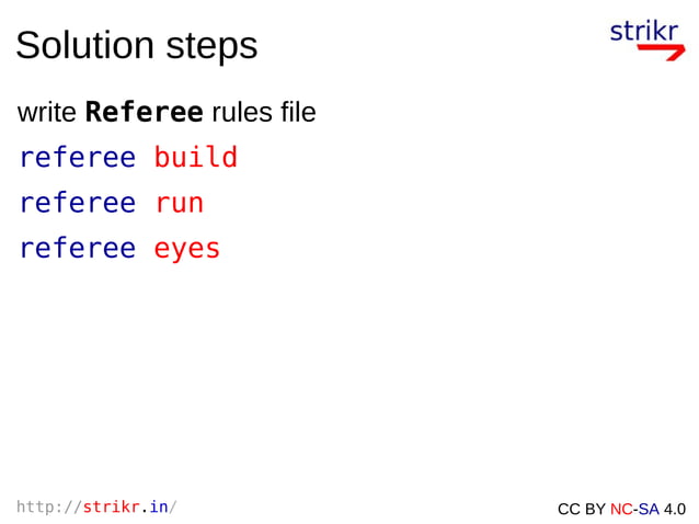 Referee project | PPT