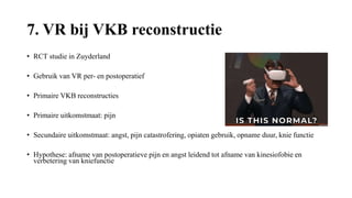 Pijnmanagement na VKB reconstructie | PPT