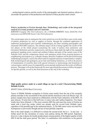 Pottery Prouction at Eretria | PDF