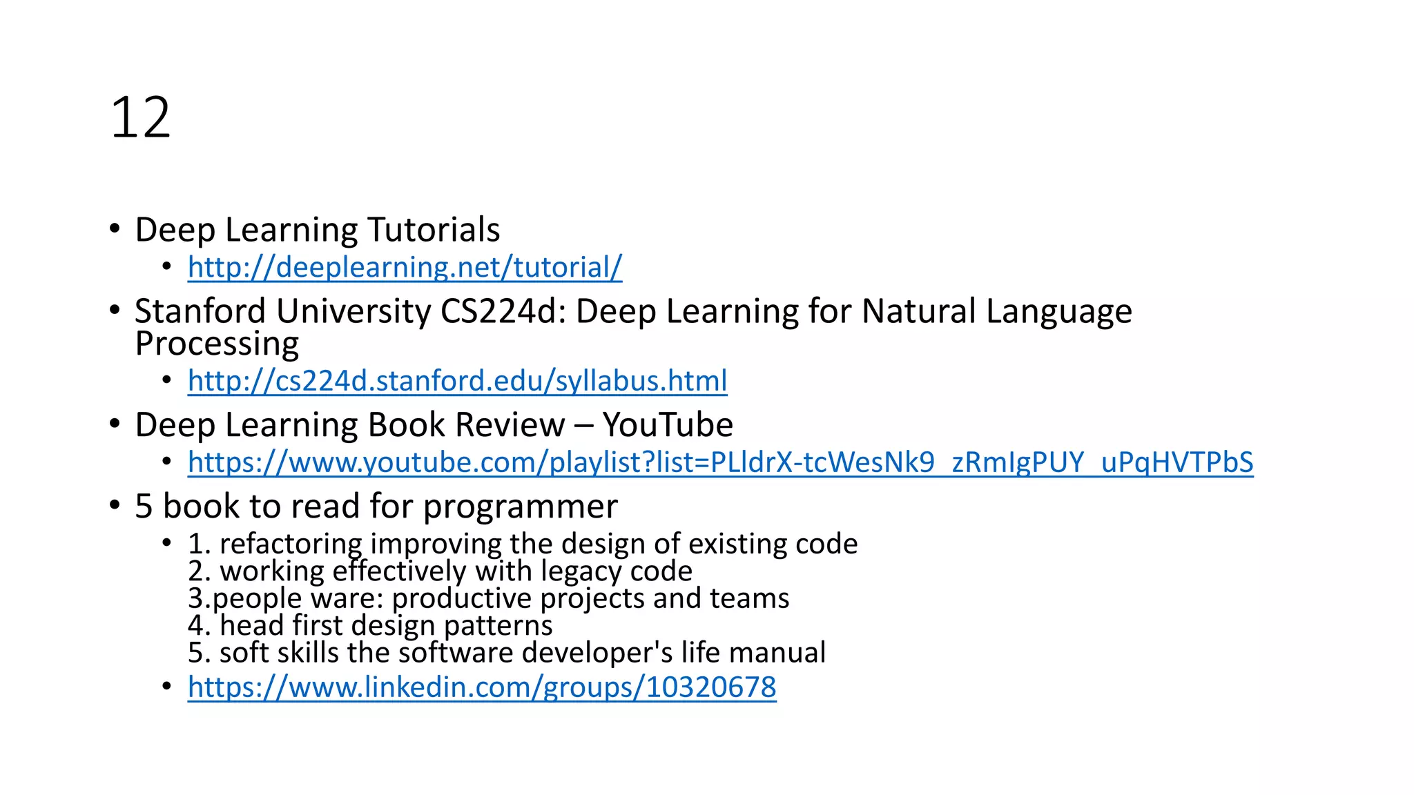 Best Deep Learning Post from LinkedIn Group | PPTX