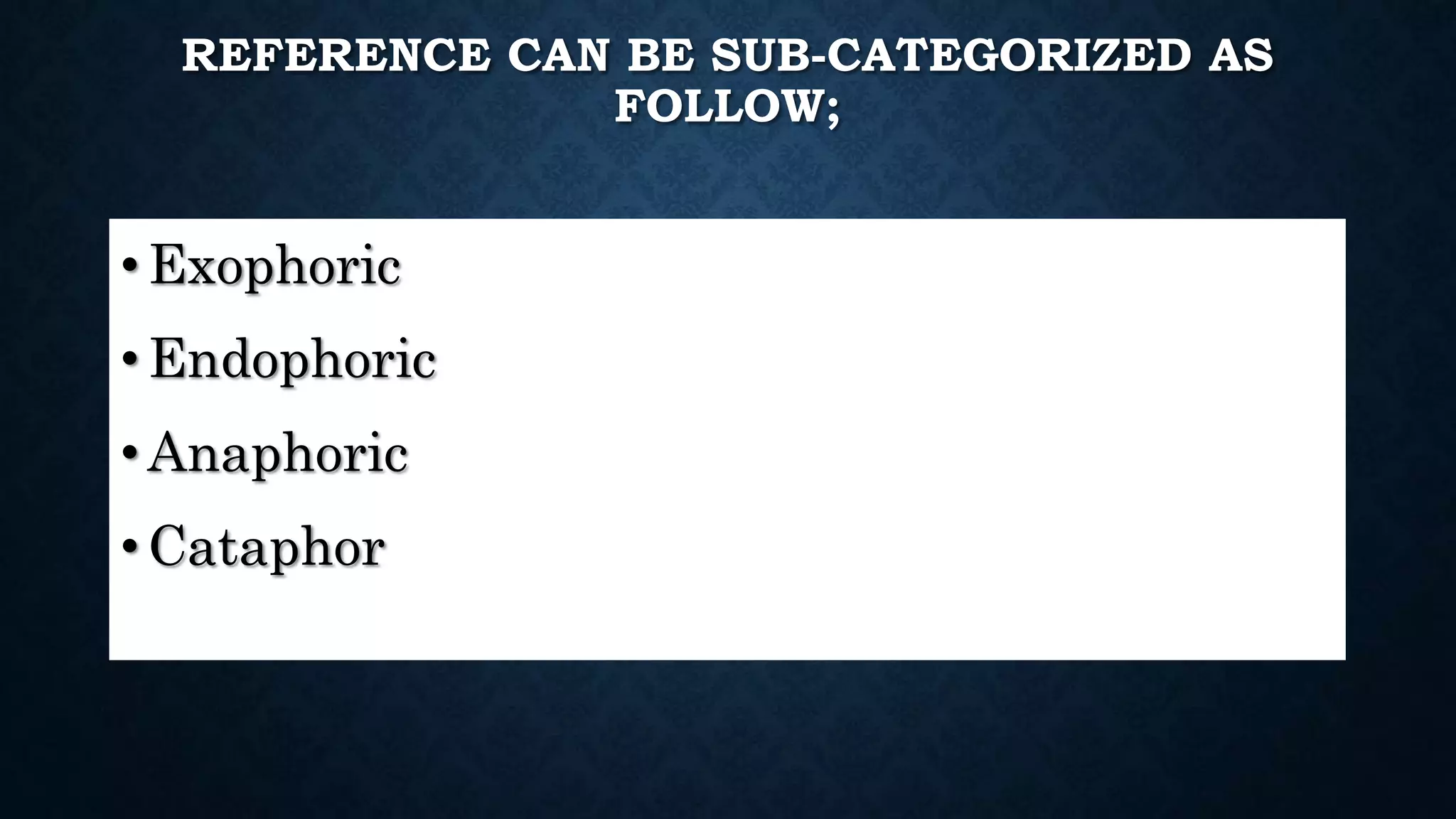 Reference types | PPTX