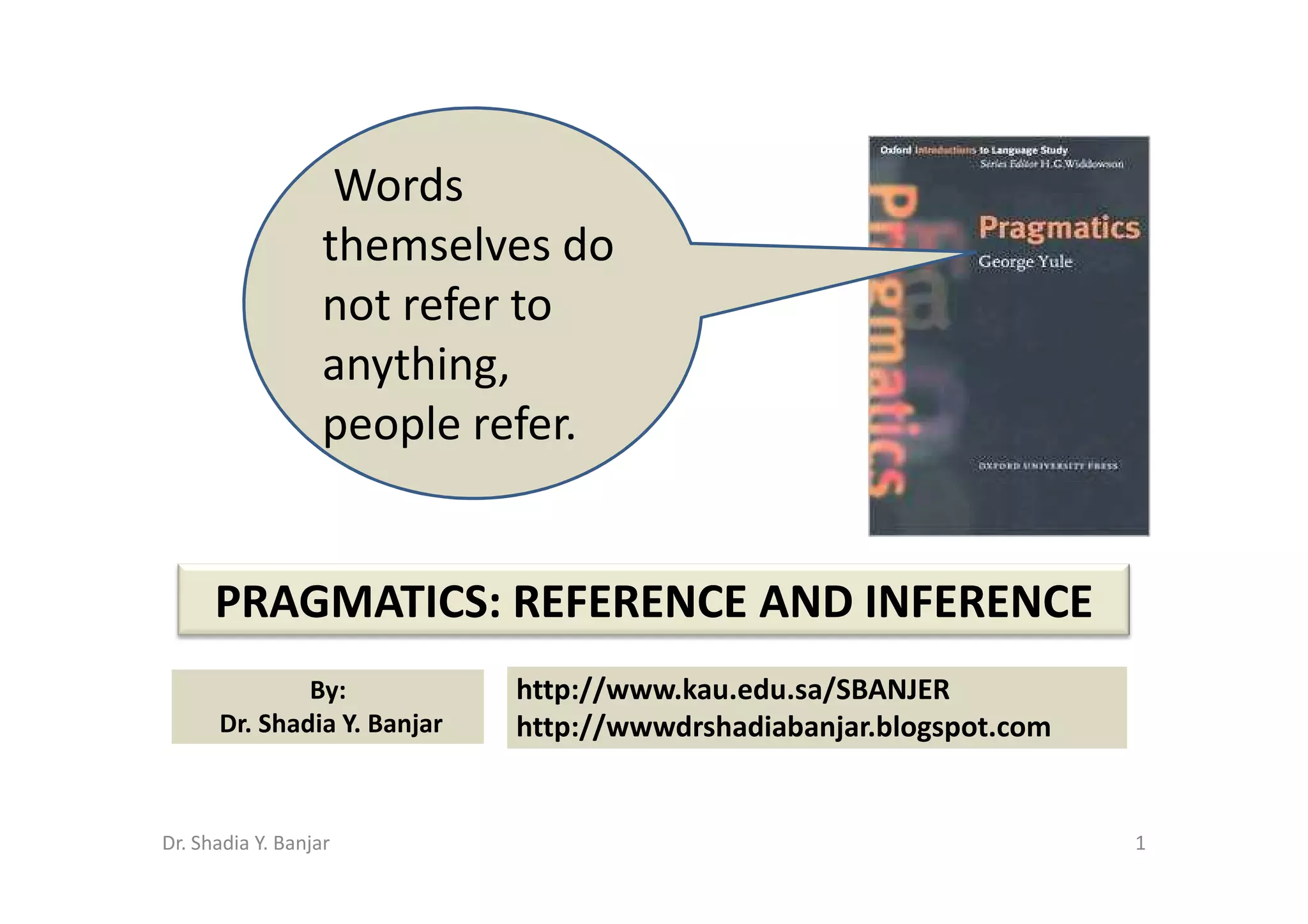 Referenceandinference | PDF