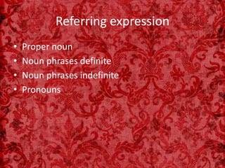 Reference and inference | PPTX