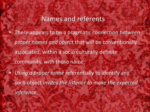 Reference and inference | PPTX