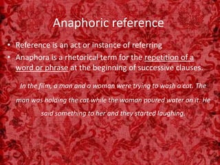 Reference and inference | PPTX