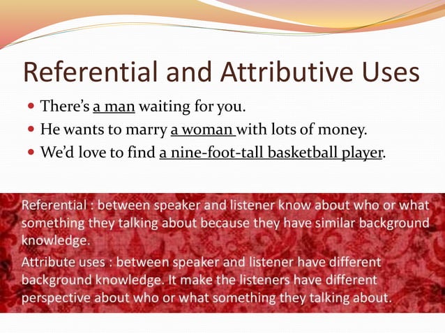 Reference and inference | PPT