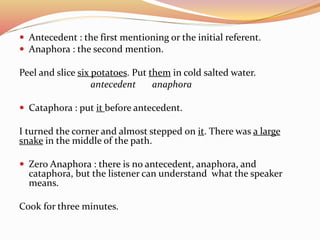 Reference and inference | PPT
