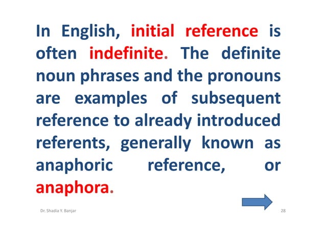 Reference And Inference By Dr.Shadia.Pptx