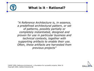 Reference Architecture | PPT